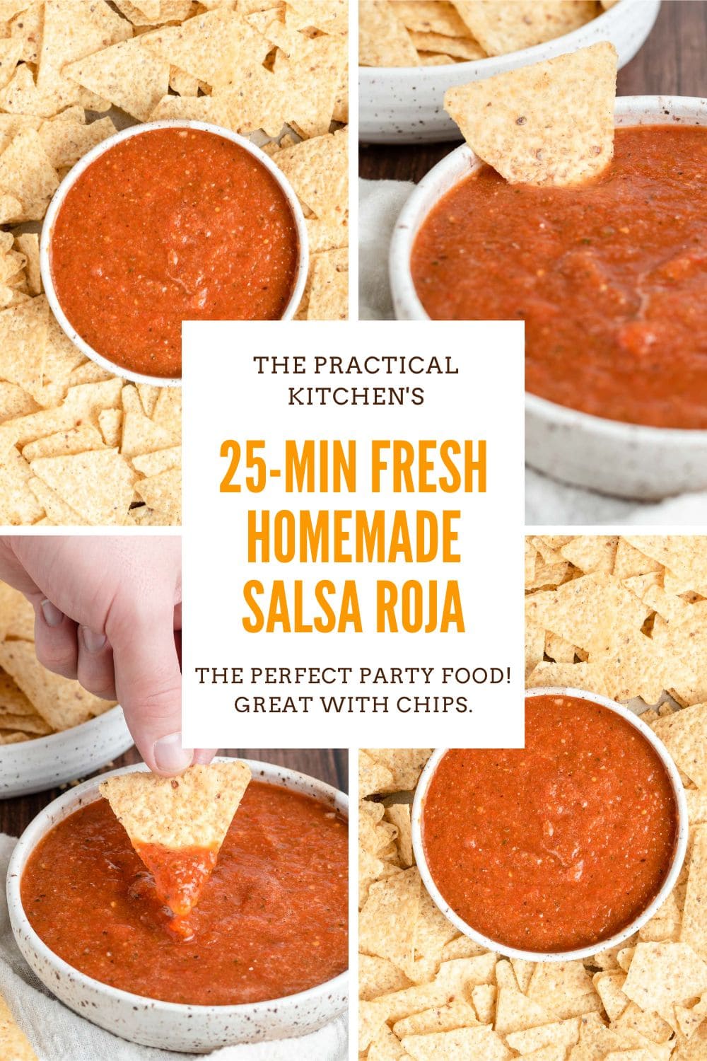 25 Minute Fresh Homemade Salsa Roja (Roasted Tomato Salsa) » the ...
