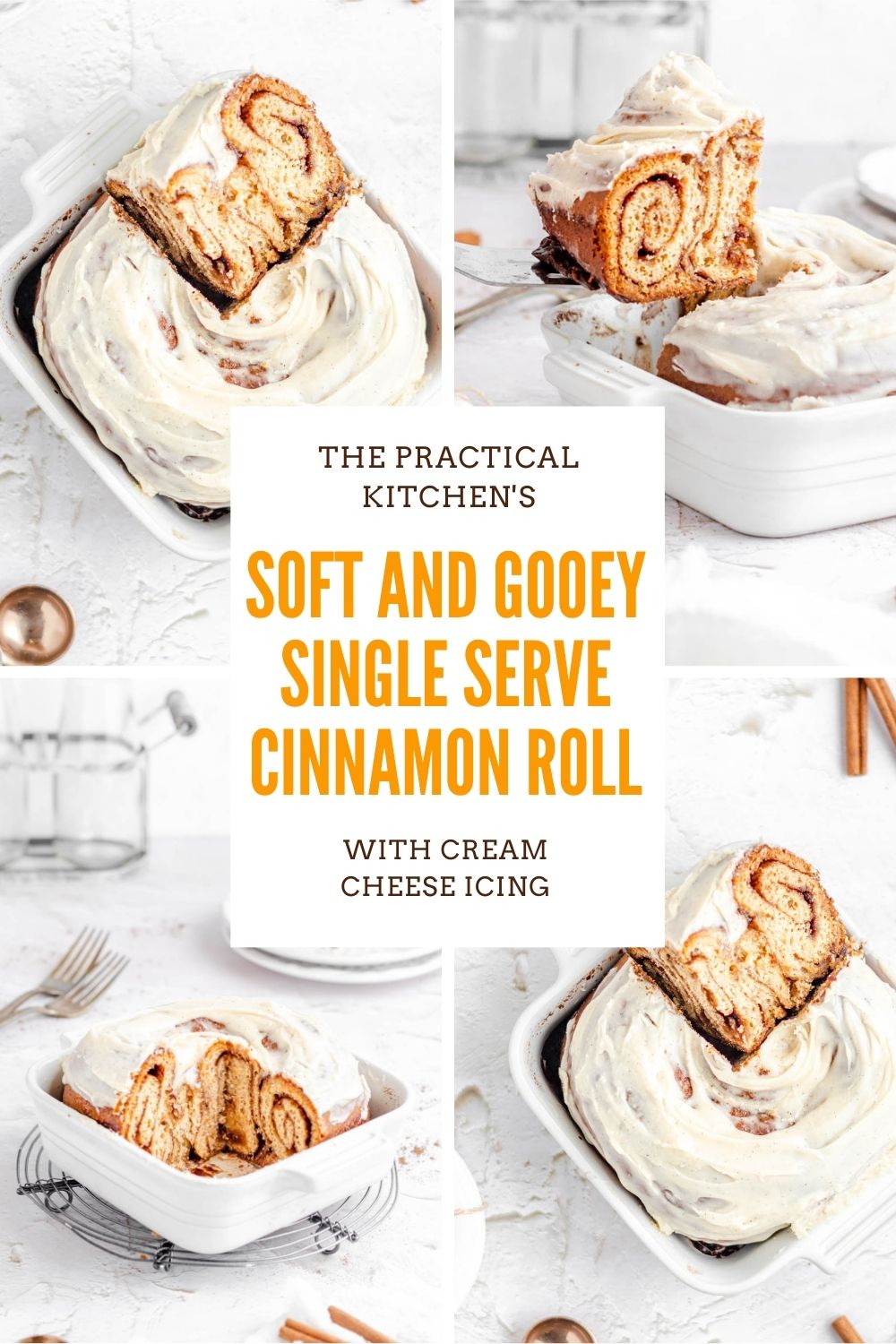 Soft and Gooey Single Serve Cinnamon Roll - Small Batch Recipe! » the ...