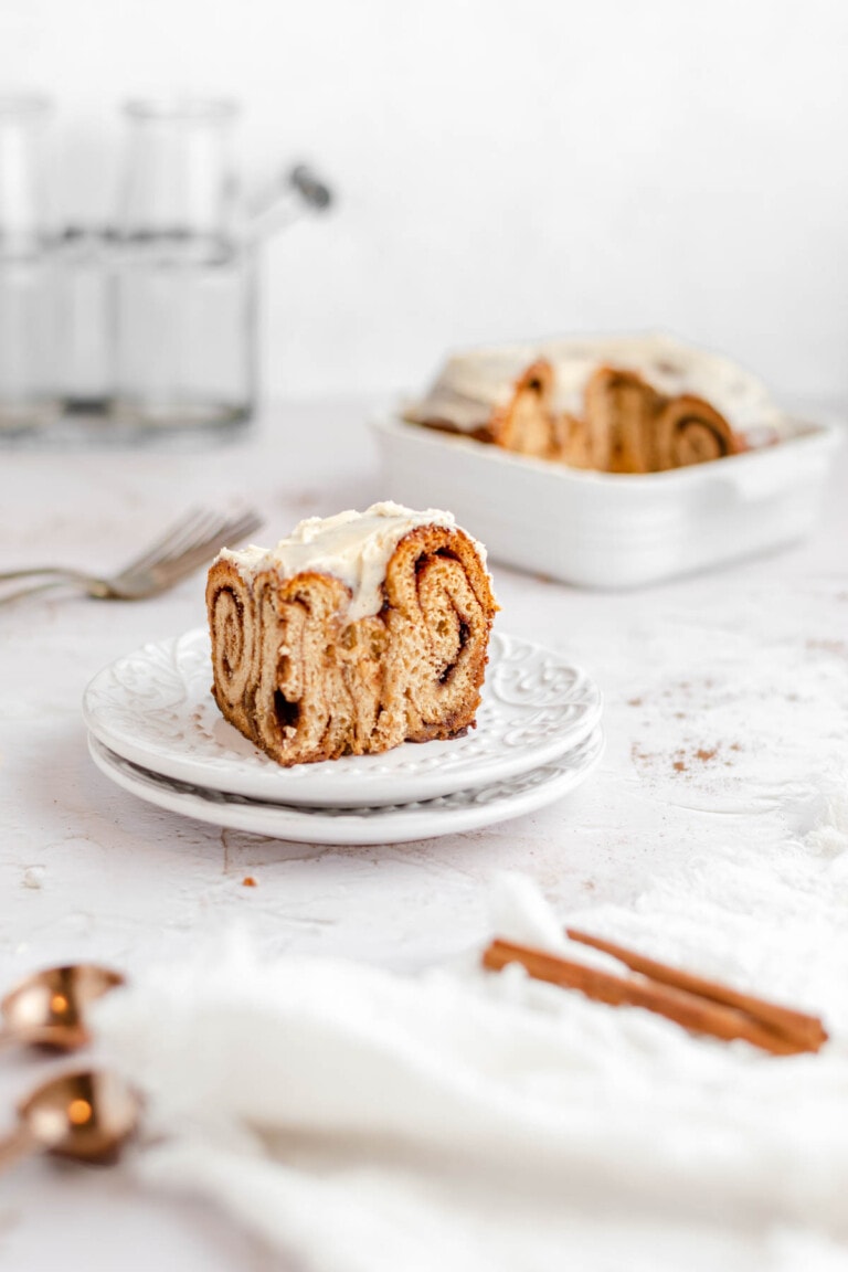 Soft and Gooey Single Serve Cinnamon Roll - Small Batch Recipe! » the ...