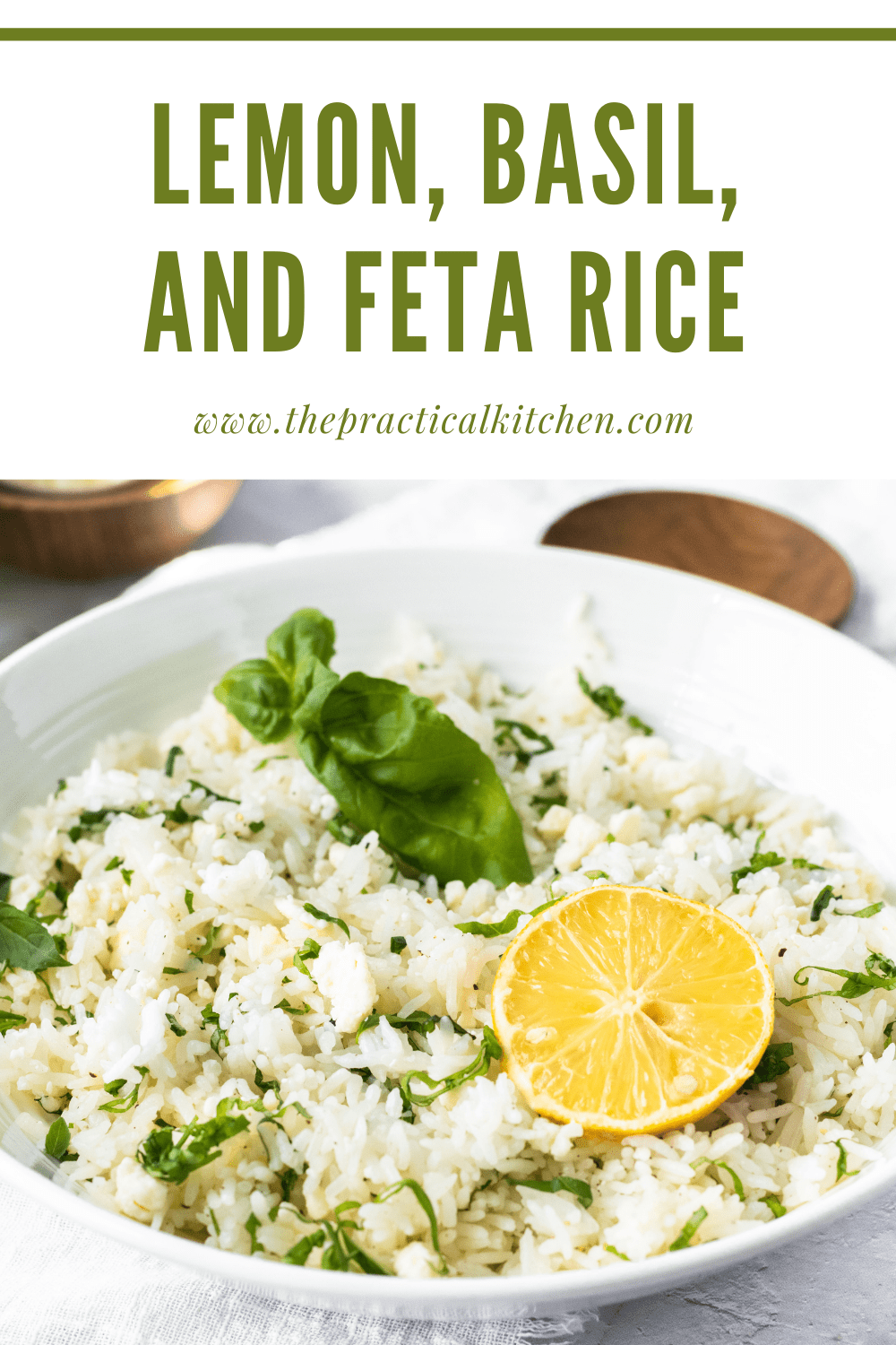 Lemon Basil Feta Rice » the practical kitchen