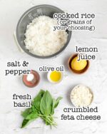 Lemon Basil Feta Rice » the practical kitchen