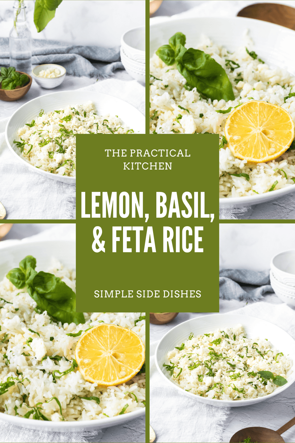 Lemon Basil Feta Rice » the practical kitchen