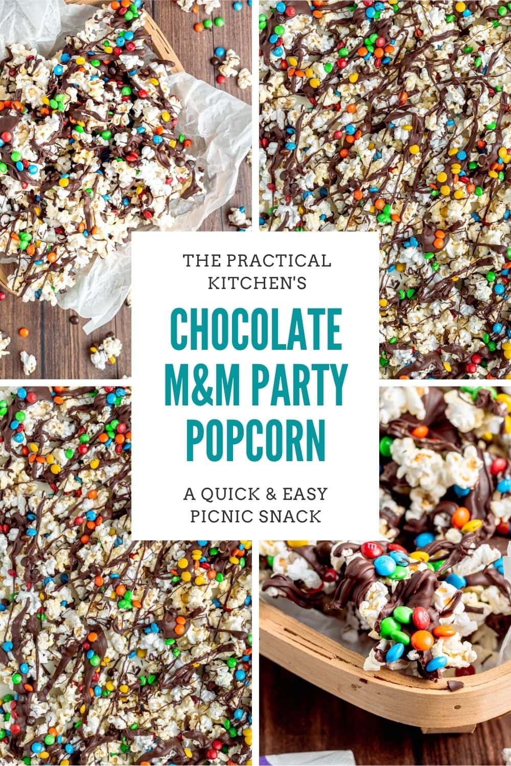 Chocolate M&M Popcorn » the practical kitchen