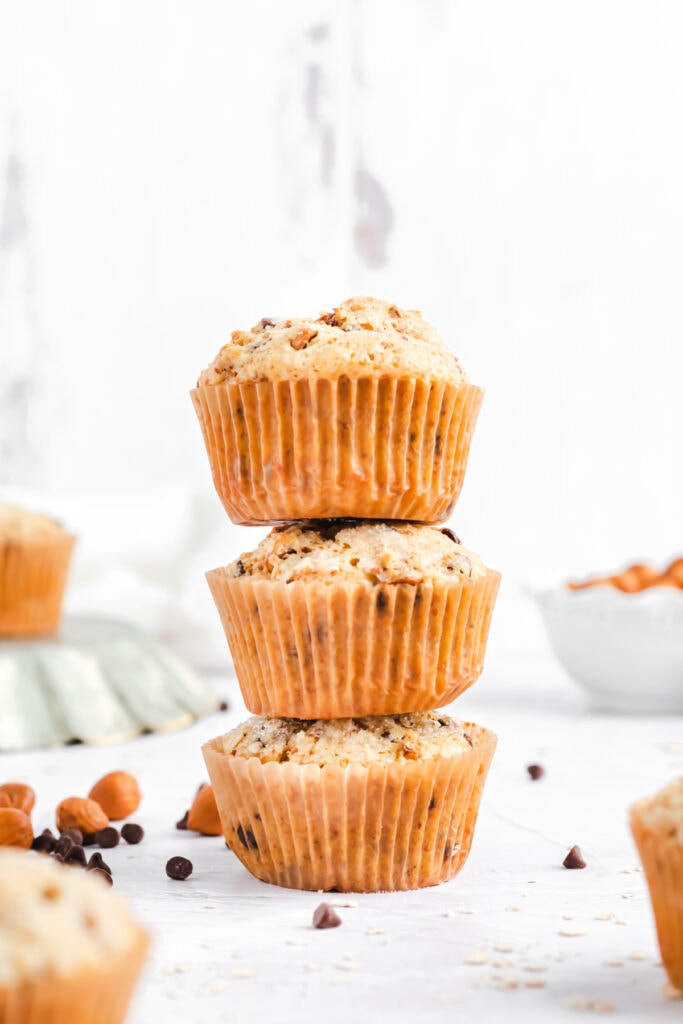 Toasted Hazelnut Chocolate Chip Muffins » easy muffins recipe