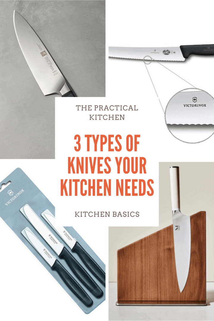 The 3 Different Types of Kitchen Knives You Need » the practical kitchen