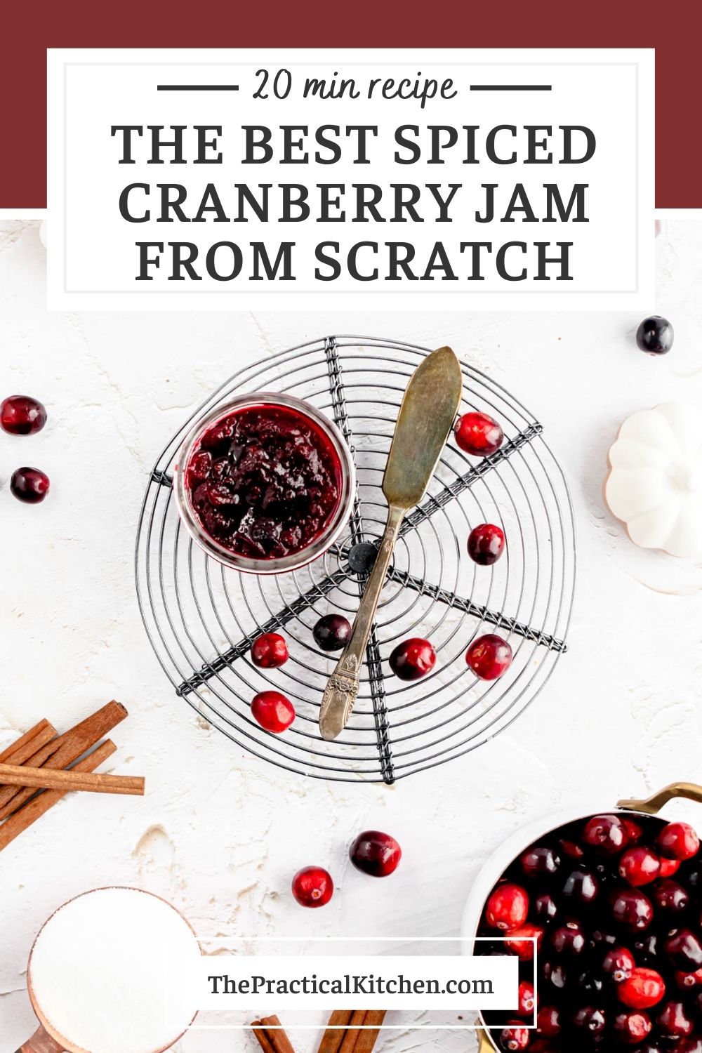 Easy Spiced Cranberry Jam » the practical kitchen