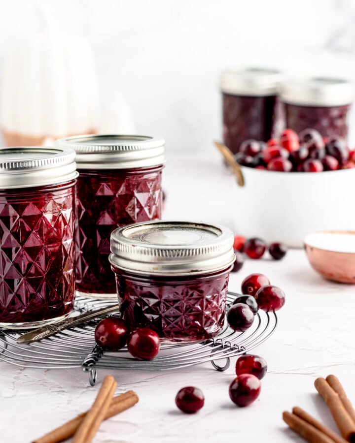 Easy Spiced Cranberry Jam » the practical kitchen