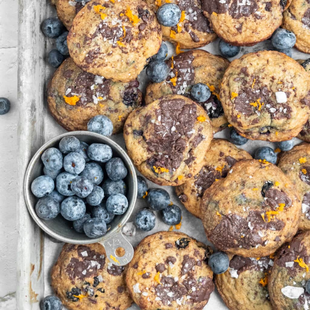 Easy Blueberry Chocolate Chip Cookies » the practical kitchen