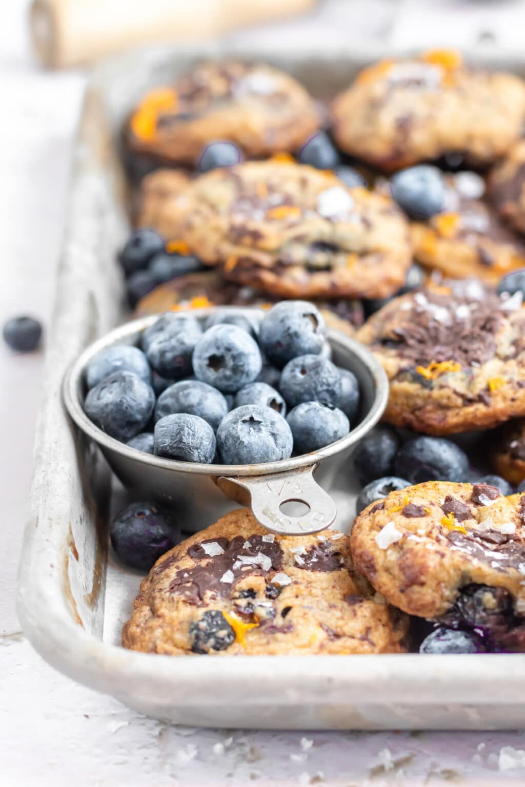 Easy Blueberry Chocolate Chip Cookies » the practical kitchen