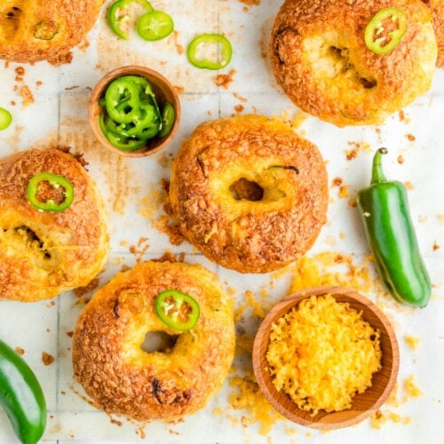 Homemade Foolproof Jalapeño Cheddar Bagels » the practical kitchen