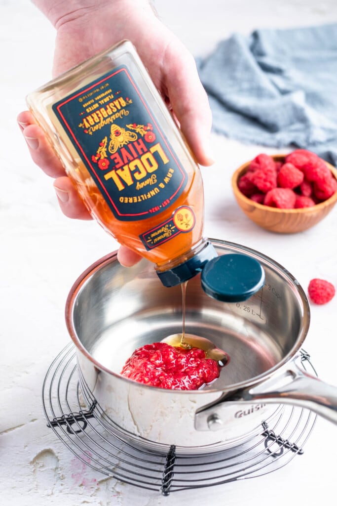 The BEST Raspberry Honey Mustard Pretzel Dip » the practical kitchen