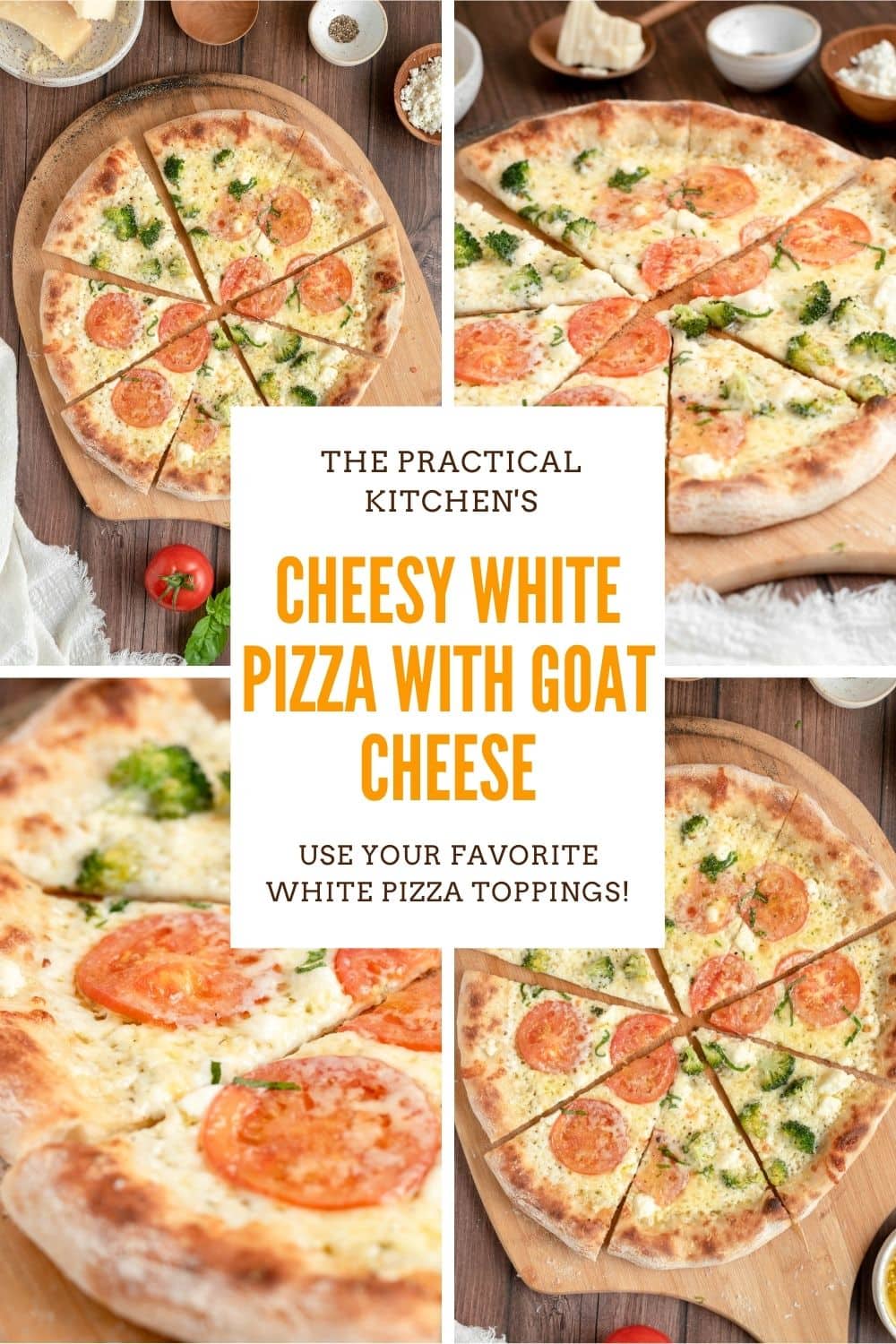 Four Cheese White Pizza with Goat Cheese » the practical kitchen