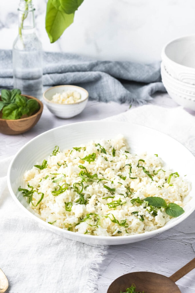 Lemon Basil Feta Rice » the practical kitchen