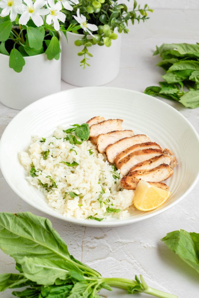 Lemon Basil Feta Rice » the practical kitchen