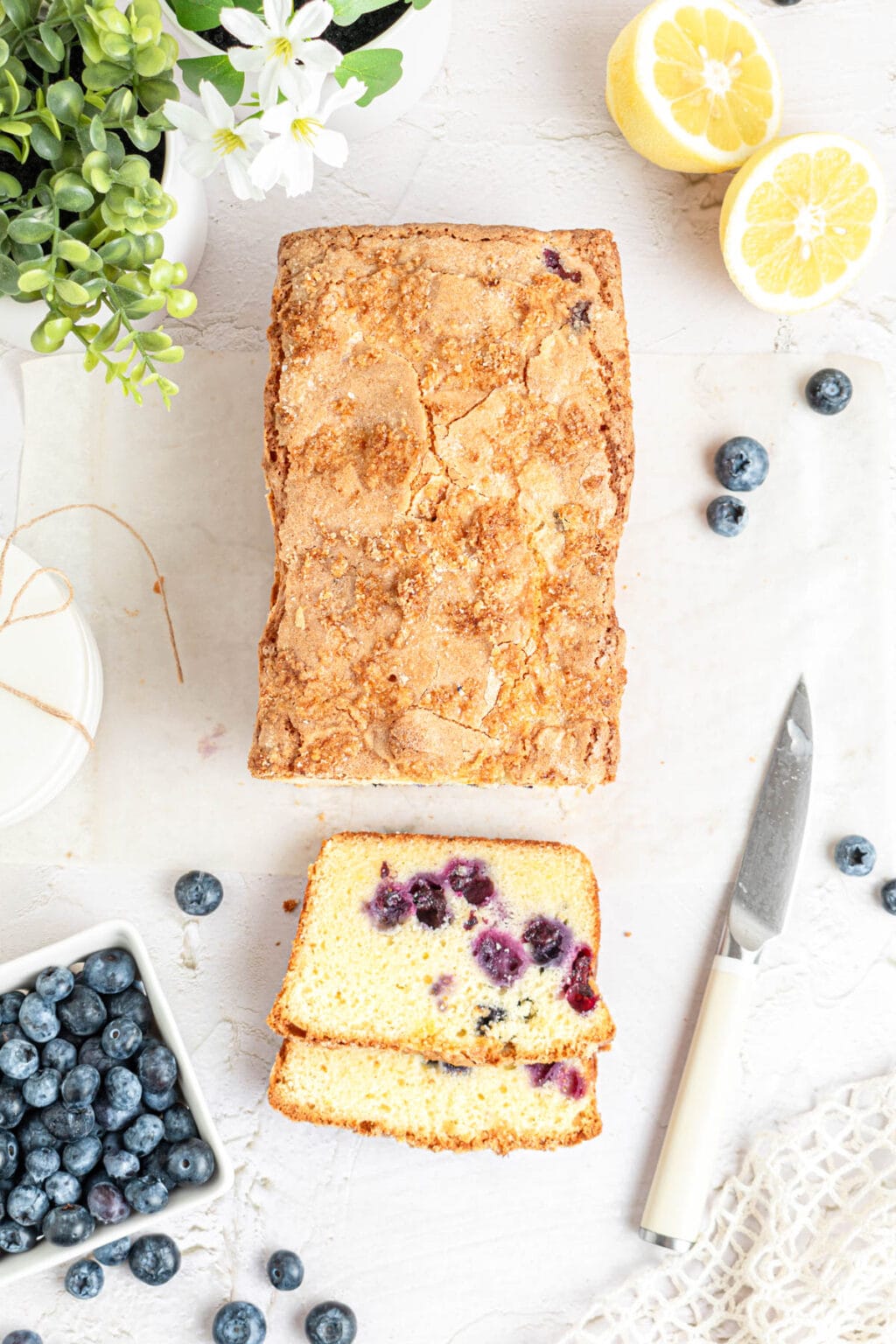 Moist Lemon-Blueberry Sour Cream Pound Cake » the practical kitchen