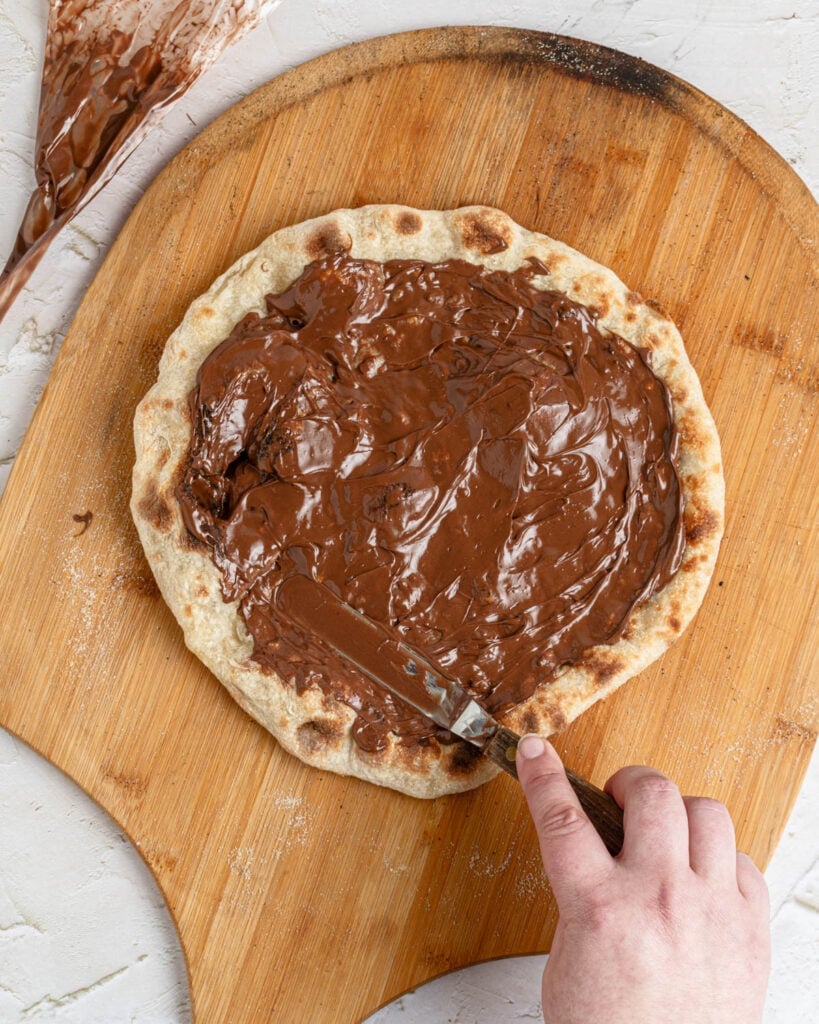 Homemade Nutella Pizza for Dessert (Pizza Steel Recipe) » the practical kitchen