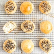 Cream Cheese Stuffed Mini Bagel Bombs » the practical kitchen